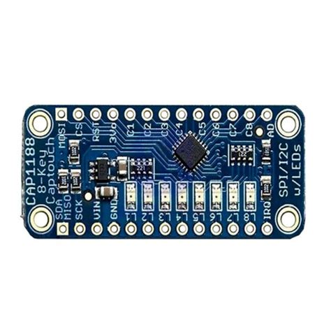 CAP Key Capacitive Touch Sensor Breakout Module SPI I C Captouch LED For Arduino RoboticsDNA