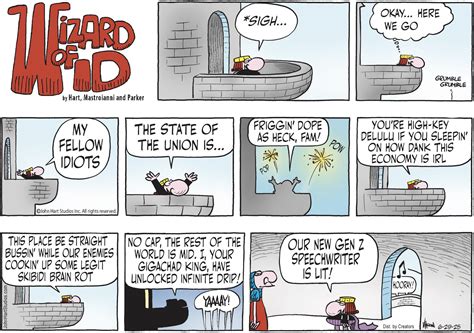 Daily Comics Wizard Of Id By Mastroianni And Hart Light Wave