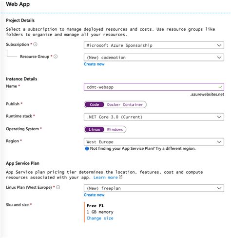 Microsoft Azure How To Create Your First Web App Codemotion