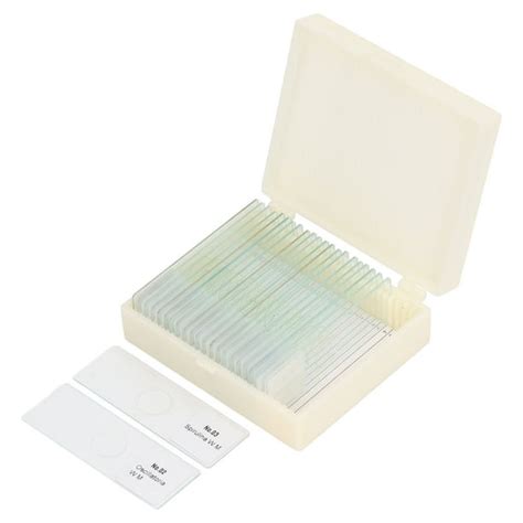 Microscope Slide 25pcs Microscope Slides Optical Cell Tissue Slides Microscope Cover Glass Built