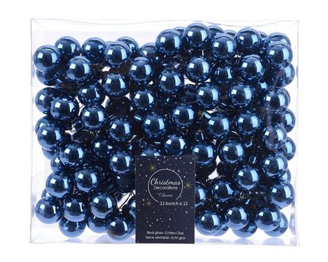 Decoris Season Decorations Christbaumschmuck Weihnachtskugeln Am Draht 25cm Glas 144 Stück