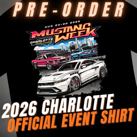 Mustang Week Racing Shirts