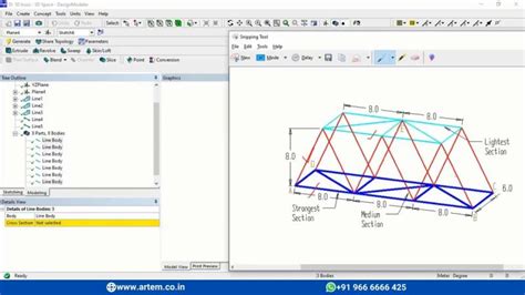 Artem Academy On Linkedin Ansys Workbench 1d Model In 3d Space