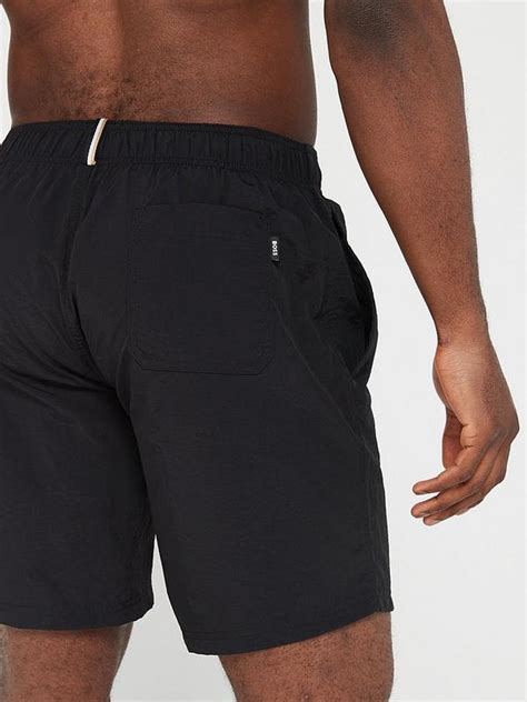 Boss Whale Swim Shorts Black Very