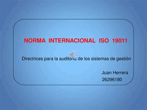 Resumen De La Norma Iso 19011 2018 Sgc Diapositivas De Gestión De La
