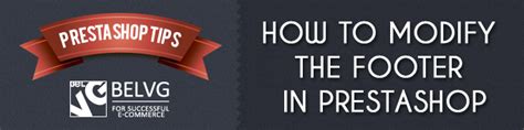 how to modify the footer in prestashop belvg blog