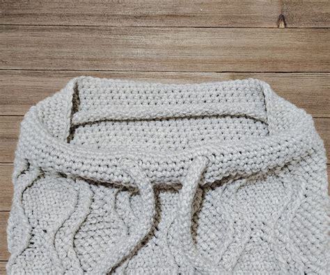 Crochet Drawstring Cowl Winter Wonder A Crocheted Simplicity