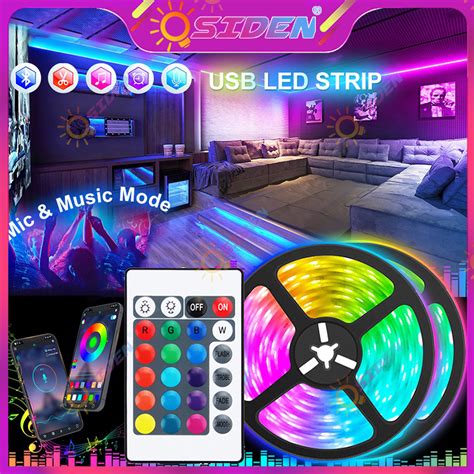 Osiden Rgb đèn Dây Led 5m 10m 15m 20m đèn Led Trang Trí Phòng Ngủ Điều