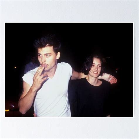 Johnny Depp And Winona Ryder Poster For Sale By Banabananaz Johnny