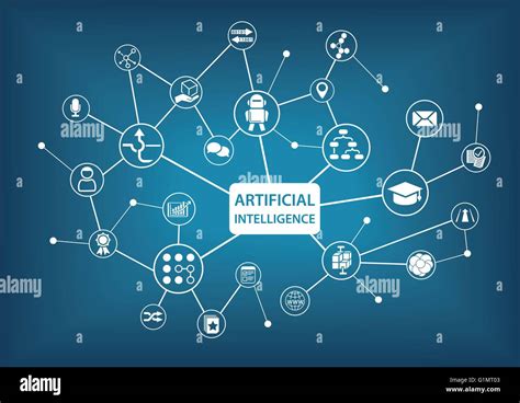 L'Intelligence Artificielle (IA) infographic vector illustration Image Vectorielle Stock - Alamy