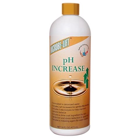 Microbe Lift Ph Increase Plus 16 Oz Phin16 Azponds And Supplies