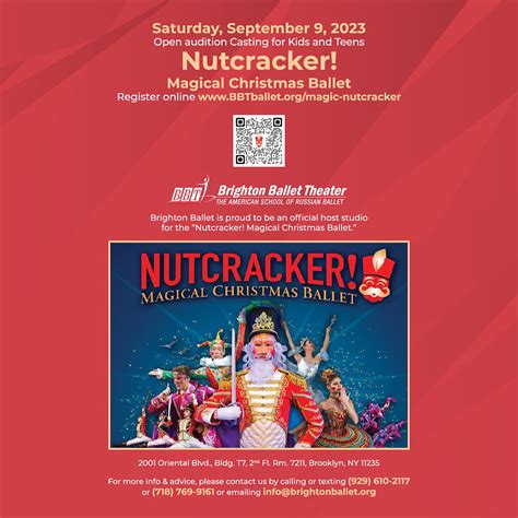 Show Us Your Passion For Dance At The Nutcracker Audition