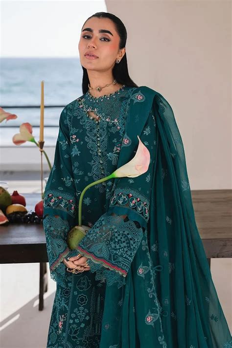 Qalamkar Sahil Luxury Lawn 26 La Donna