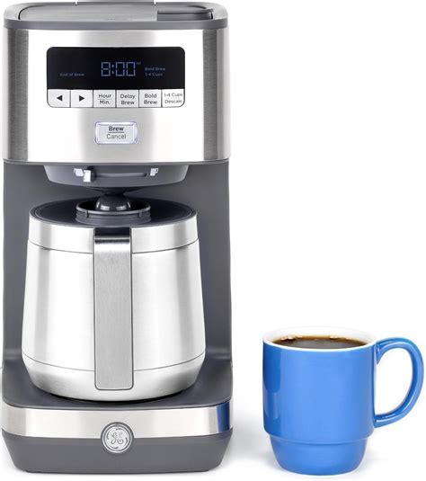 Ge Drip Coffee Maker With Timer 10 Cup Thermal Carafe Pot