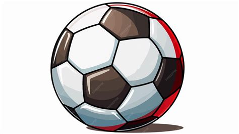 Colorful Cartoon Soccer Ball Vector Illustration Premium Ai Generated