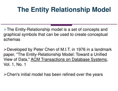 Ppt Database Data Modeling Using The Entity Relationship Model