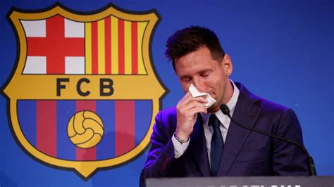 Neue Geschichte Wird Beginnen Messi Weint Barça Schon Bitter Nach
