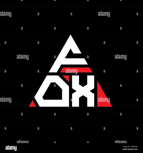 Fox Triangle Letter Logo Design With Triangle Shape Fox Triangle Logo Design Monogram Fox