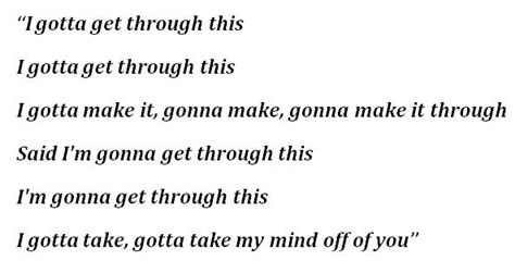 Gotta Get Thru This By Daniel Bedingfield Song Meanings And Facts