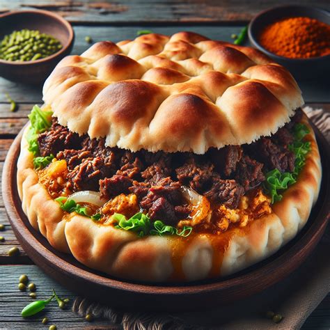 Nationalgericht Albanien Pita Me Mish Rezept