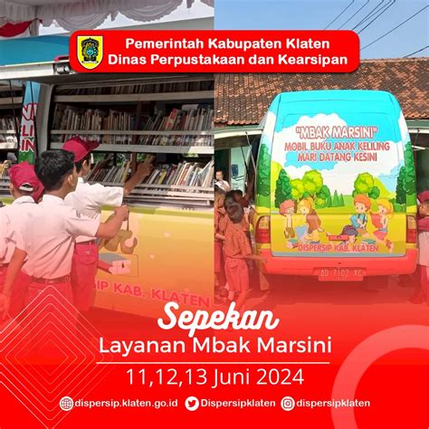Sepekan Layanan Mbak Marsini Di 3 Lokasi Bulan Juni 2024 Kabupaten Klaten