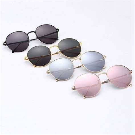 Round Pure Titanium Sunglasses W318200311