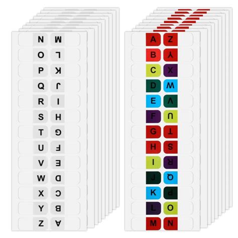 Tabbings Letter A Z Printable Alphabet Letters