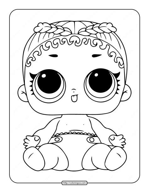 Mc Swag Lol Doll Coloring Page Jackoigentry
