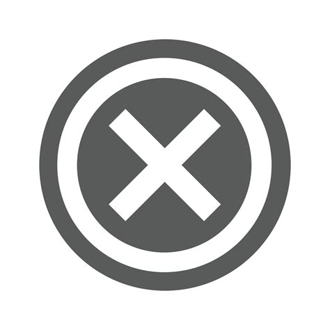 Not Icon Vector Simple 14425377 Vector Art At Vecteezy