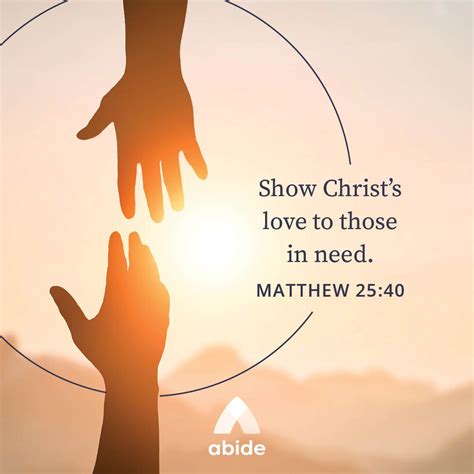The Least Of These Matthew 2540 Abide Matthew 25 Inspirational