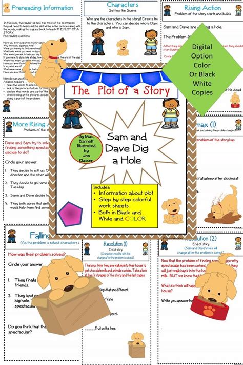 Plot Of The Story Nd Grade Literacy Circles Substitute Lessons Reading Comprehension