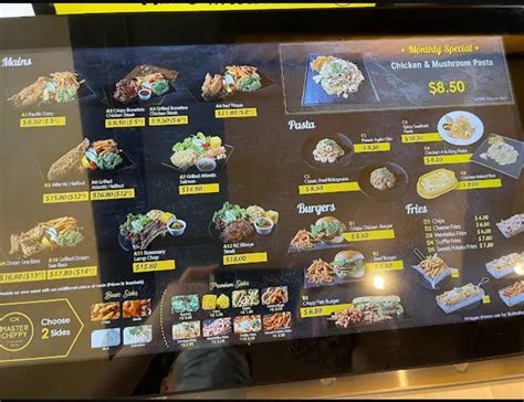 Master Chippy Menu Singapore Prices 2024