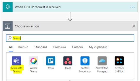 triggering a microsoft flow using a webpage or get request carl