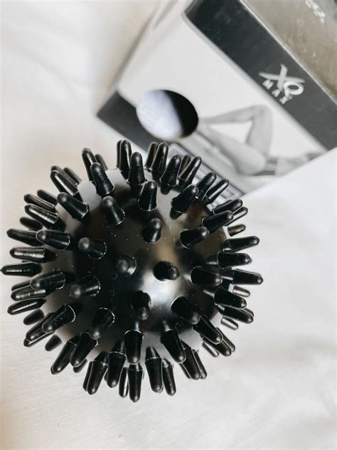 Kis Tüskés Masszázs Labda Fekete Basic Batch