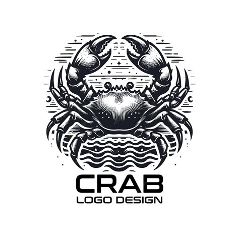 Premium Vector Crab Vector Logo Design