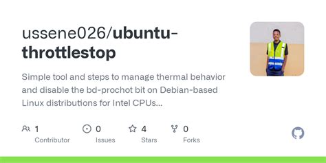 Github Ussene026ubuntu Throttlestop Simple Tool And Steps To Manage Thermal Behavior And