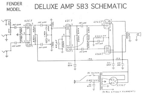 Unveiling The Inner Workings Of The Fender Pro Amp With A Schematic Diagram