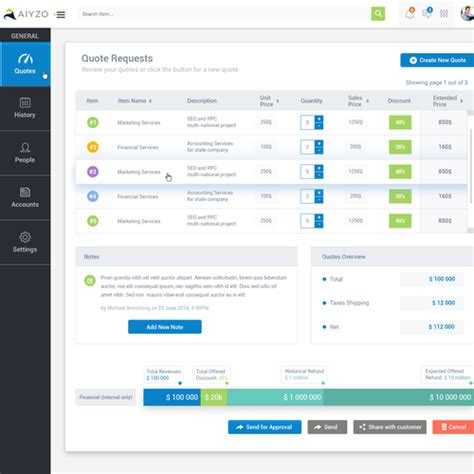 Designs UI UX Design For A Price Quoting Software Other Web Or App Design Contest