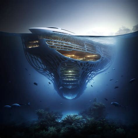 Oceaniums A Biomimetic Generation Of Floating And Sustainable Stadiums By Vincent Callebau