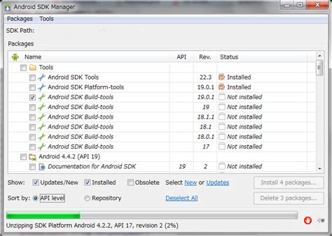 Androidアプリ開発 エラー ADT のこのバージョンは Android SDK ツールの改訂 This Android SDK requires Android