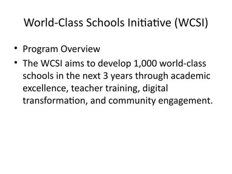 Worldclassschools As 1000 Learning Centres Pptx