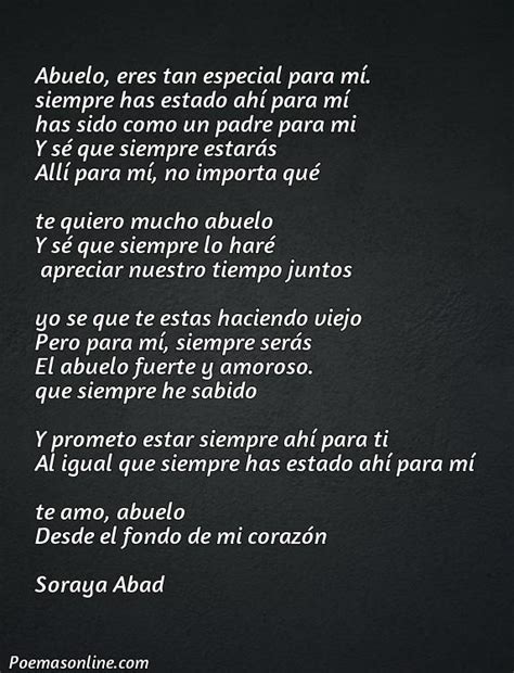 Cinco Poemas Para Un Abuelo Especial Poemas Online