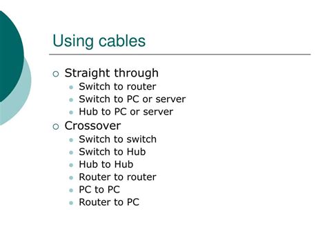 Ppt Cisco Ccna Sem 1 Chapter 4 Cable Testing Cabling Lans And Wans