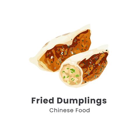 Premium Vector Hand Drawn Vector Illustration Of Fried Dumpligs