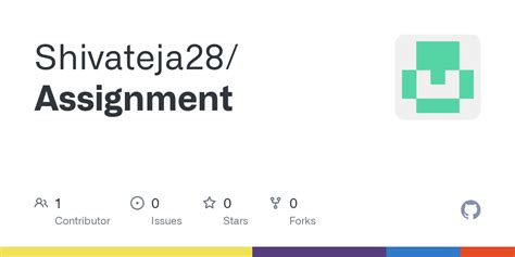 GitHub Shivateja Assignment