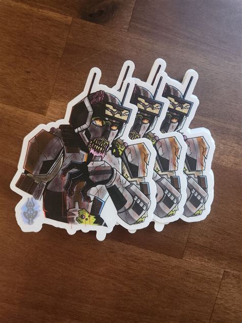 primal bad batch zombie tech sticker etsy