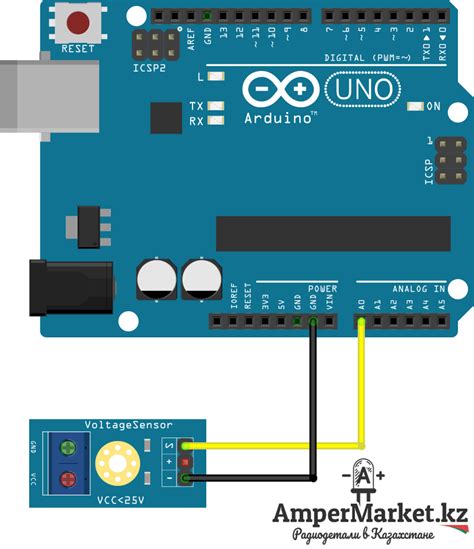 Датчик напряжения 0 25 В Ampermarket Kz