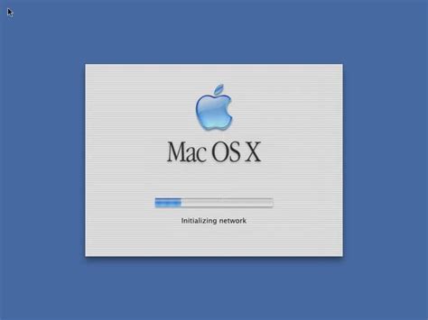 the mac os x 10 0 bootscreen was so beautiful r frutigeraero