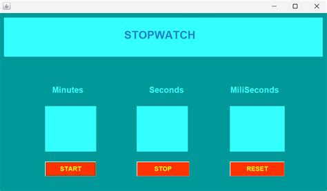 Github Kanishkpunekarstopwatch Using Multi Threading