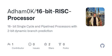 Github Adham0k16 Bit Risc Processor 16 Bit Single Cycle And